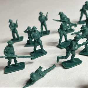 Toys | Tiny Army Men Miniature Green Army Action Figures Minis | Poshmark